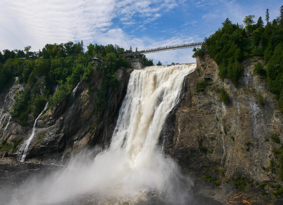 La Chute Montmorency à Quebec : une belle alternative aux Chutes du ...